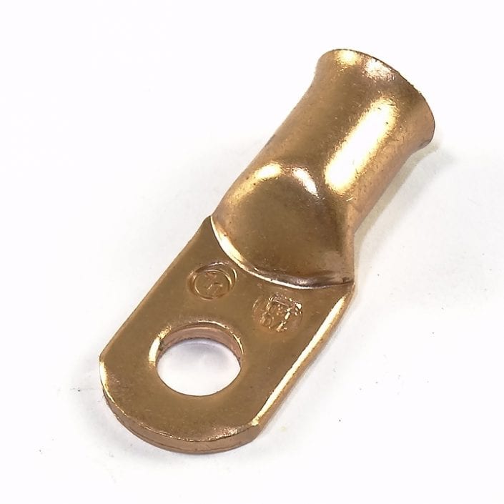 1/0 Gauge Straight Battery Cable Lug (5/16″ Hole) – The Brillman Company