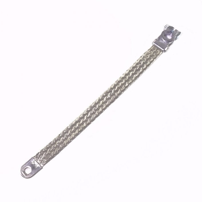 #2 Ga Wire 14” Flat Braided Battery Ground Strap (Heavy Duty) - The ...