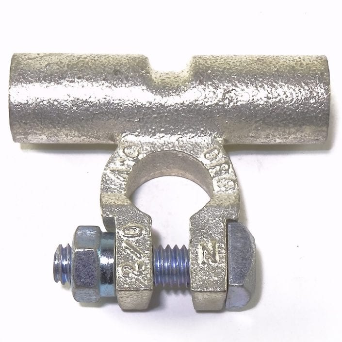 2/0 Gauge "T" Type Negative Battery Terminal - The Brillman Company