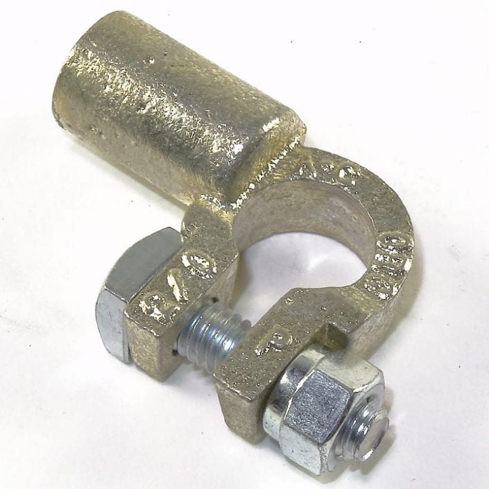 2/0 Gauge Right Hand Positive Flag Battery Terminal - The Brillman Company