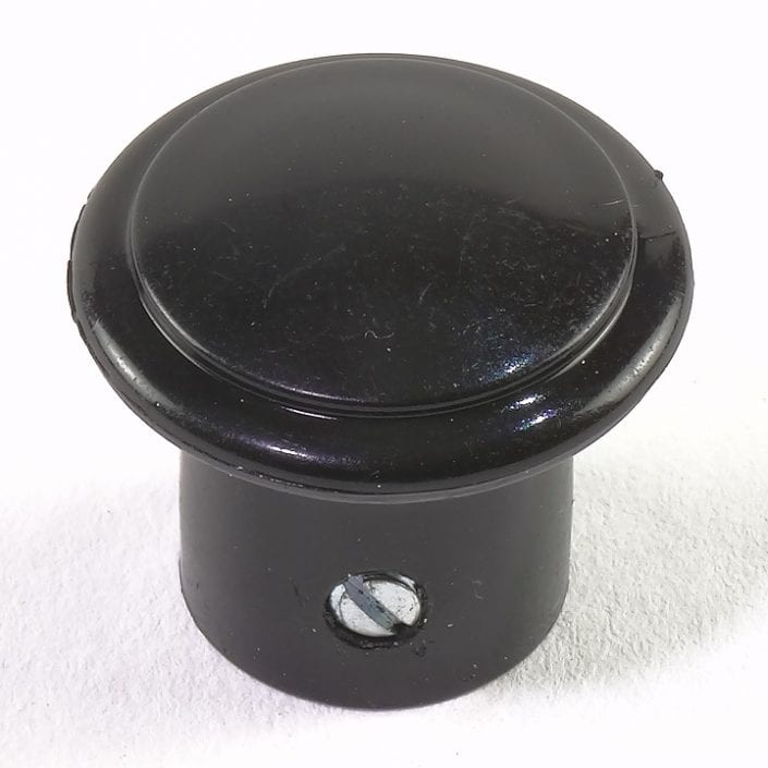 Plain Black Bakelite Knob - The Brillman Company