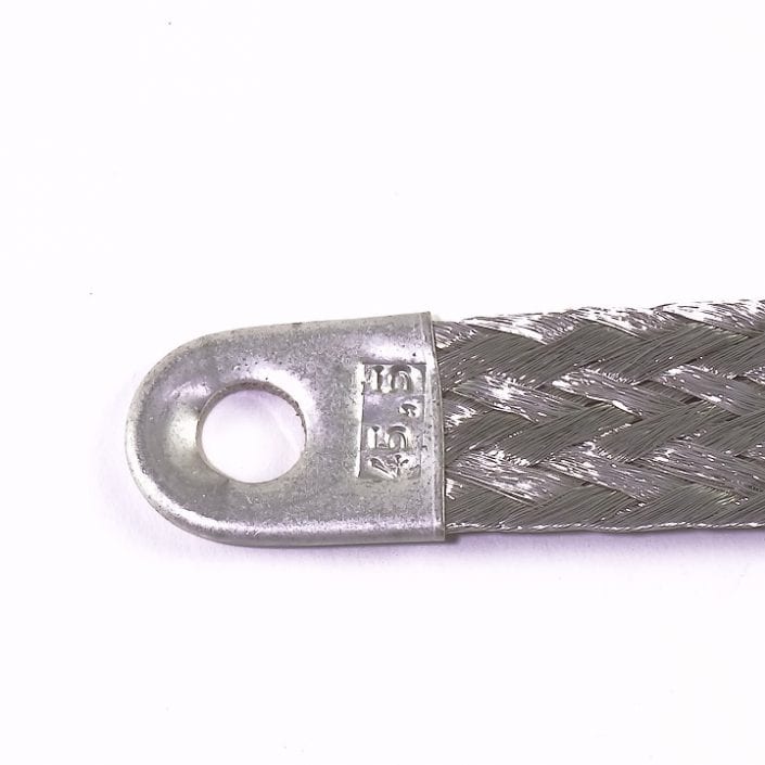 #4 Gauge Wire 5” Flat Braided Bonding Strap - The Brillman Company