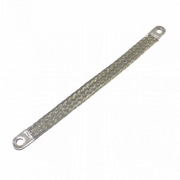 #4 Gauge Wire 5” Flat Braided Bonding Strap - The Brillman Company