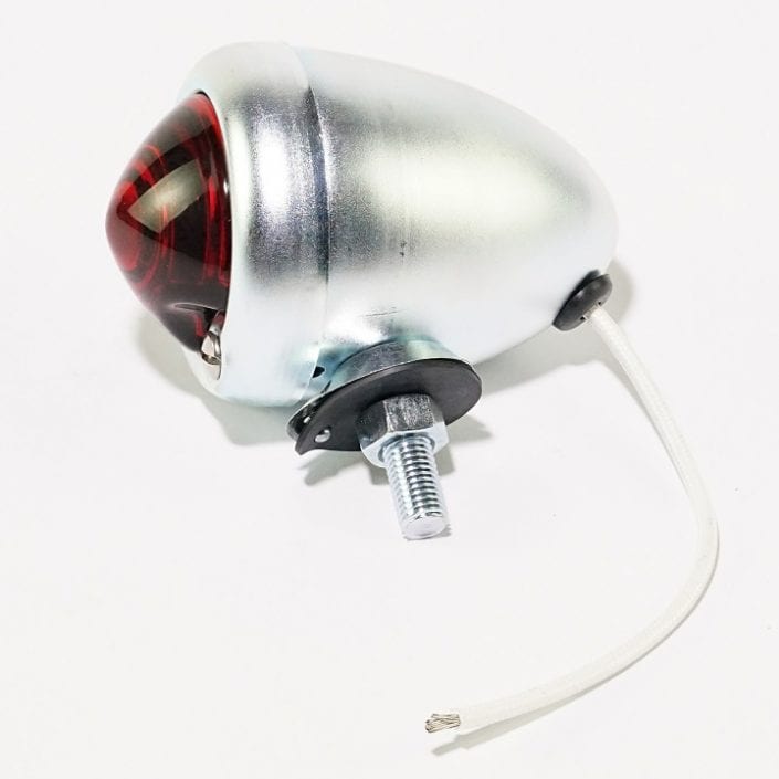 6-Volt Bullet Tail Light, Chrome (Restoration Quality) - The Brillman ...