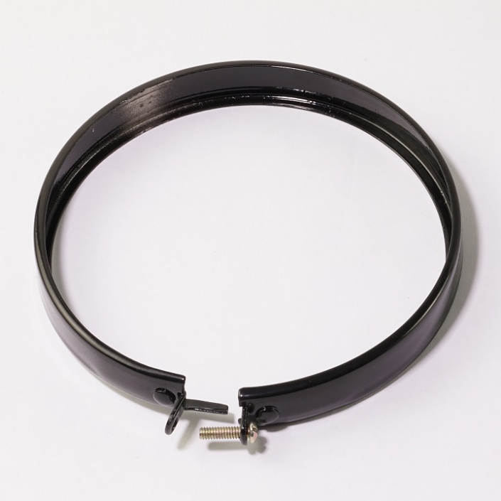 4 3/4" 'Guide' Headlight Clamp Ring (Black) - The Brillman Company