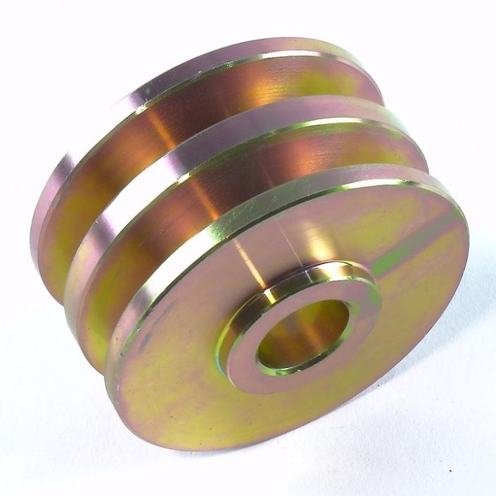 Alternator/Generator 2-Groove Pulley, 3/8" Belt Width X 2 5/8" OD X ...
