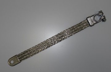 #2 GA Wire 11" Flat Braided Battery Ground Strap (Heavy Duty) - The ...