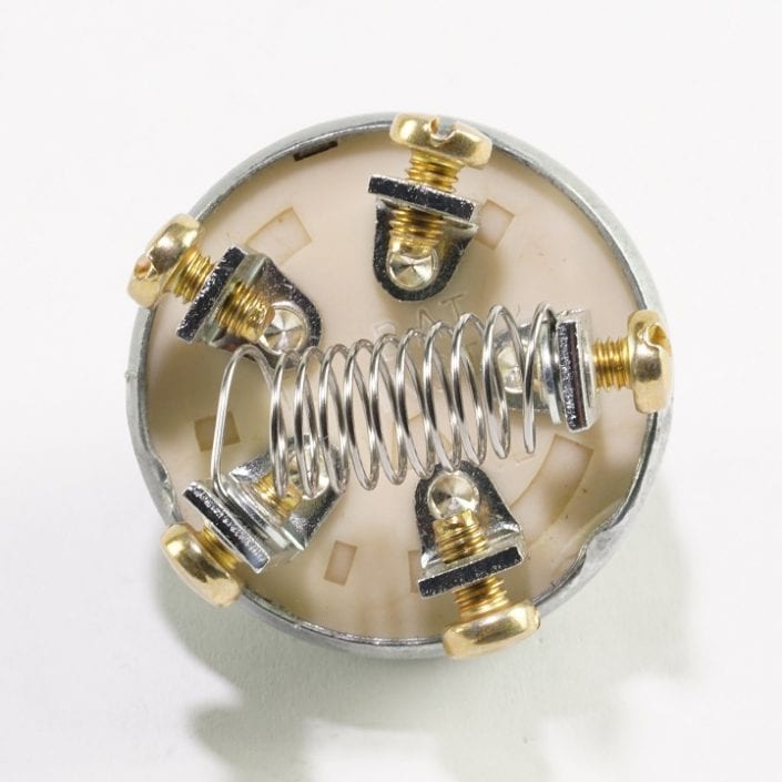 12-Volt, 3-Position Rotary Light Switch (Body Only) - The Brillman Company