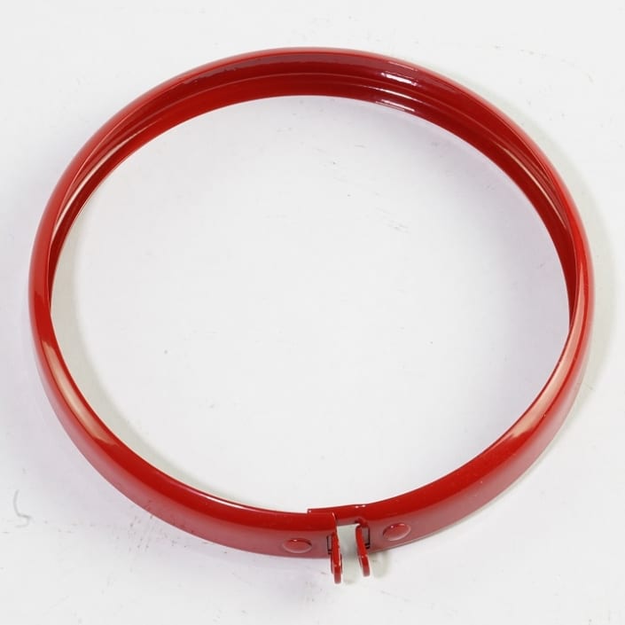 4 3/4" "Guide" Headlight Clamp Ring (Red) - The Brillman Company