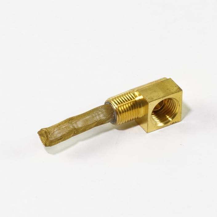 Carburetor Elbow Fuel Line Fitting (With Strainer) – The Brillman Company