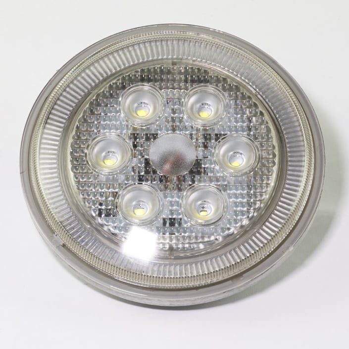 12-Volt LED Sealed Beam Floodlight, 5 3/4" Diameter - The Brillman Company