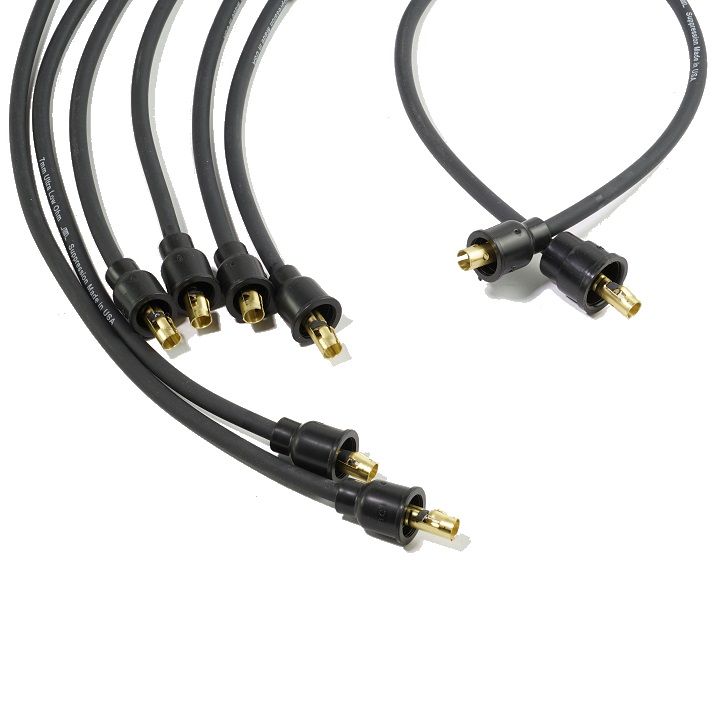 Continental F227 Spark Plug Wire Set (Distributor on Top of Motor ...