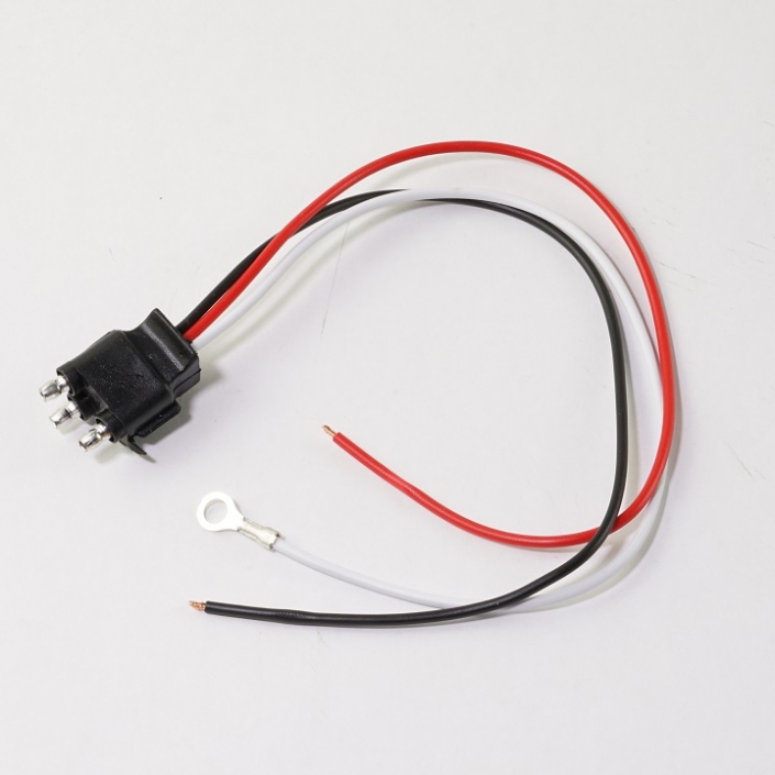 Three-Pin Straight Pigtail, 10” Leads - The Brillman Company