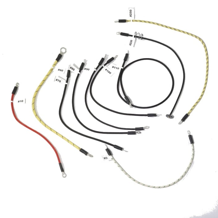 Oliver Super 88 Gas Complete Wiring Harness (10SI / 3-Wire Alternator ...